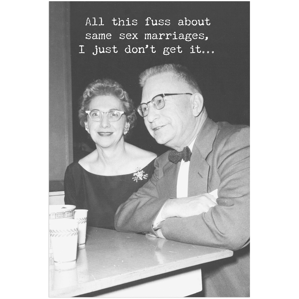 All This Fuss Greeting Card