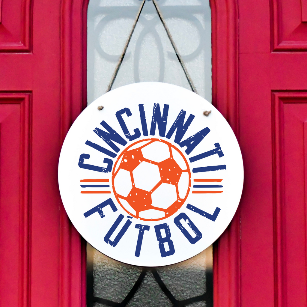 Cincinnati Futbol Hanging Sign – Lemons and Limes Boutique